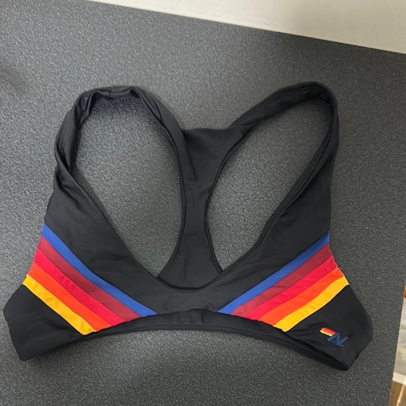 Aviator Nation | Swim | Aviator Nation Black And Red Bikini With Bold ...